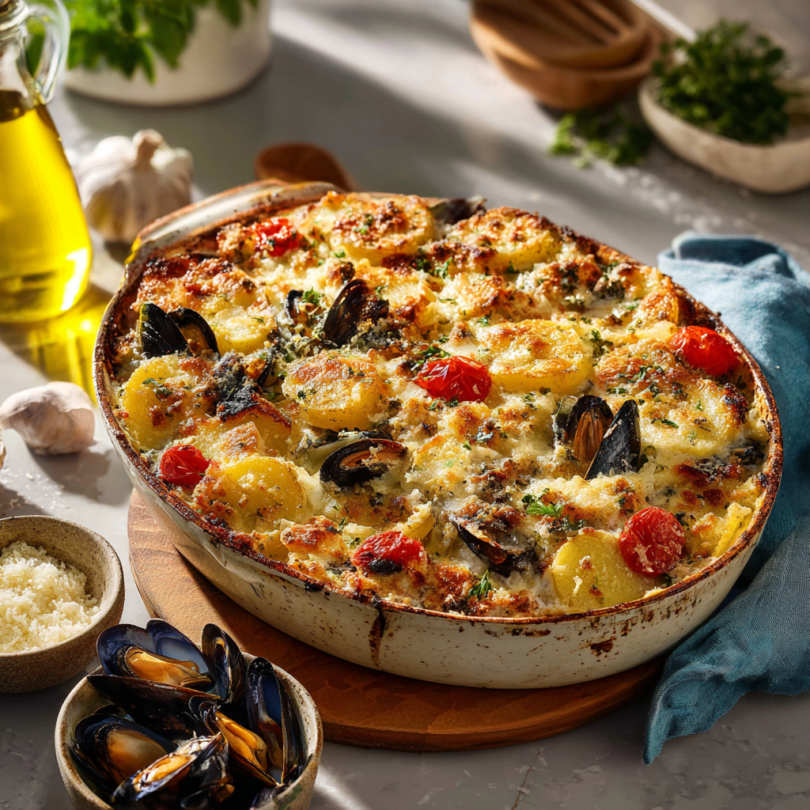 Tiella Barese: la ricetta autentica di riso, patate e cozze alla ...